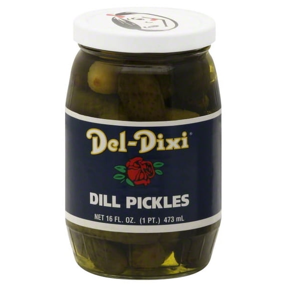 Del-Dixi Dill Pickles 16 fl. oz. Jar - Walmart.com