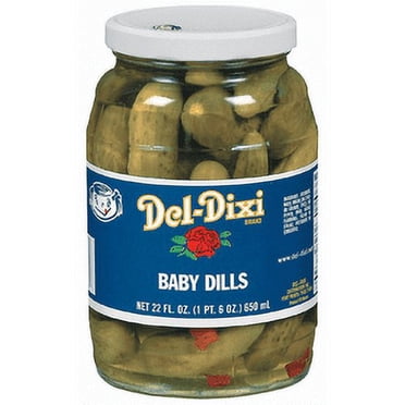 Del-Dixi Dill Pickles Slices, Crisp & Tasty, 46 fl oz Resealable Jar ...
