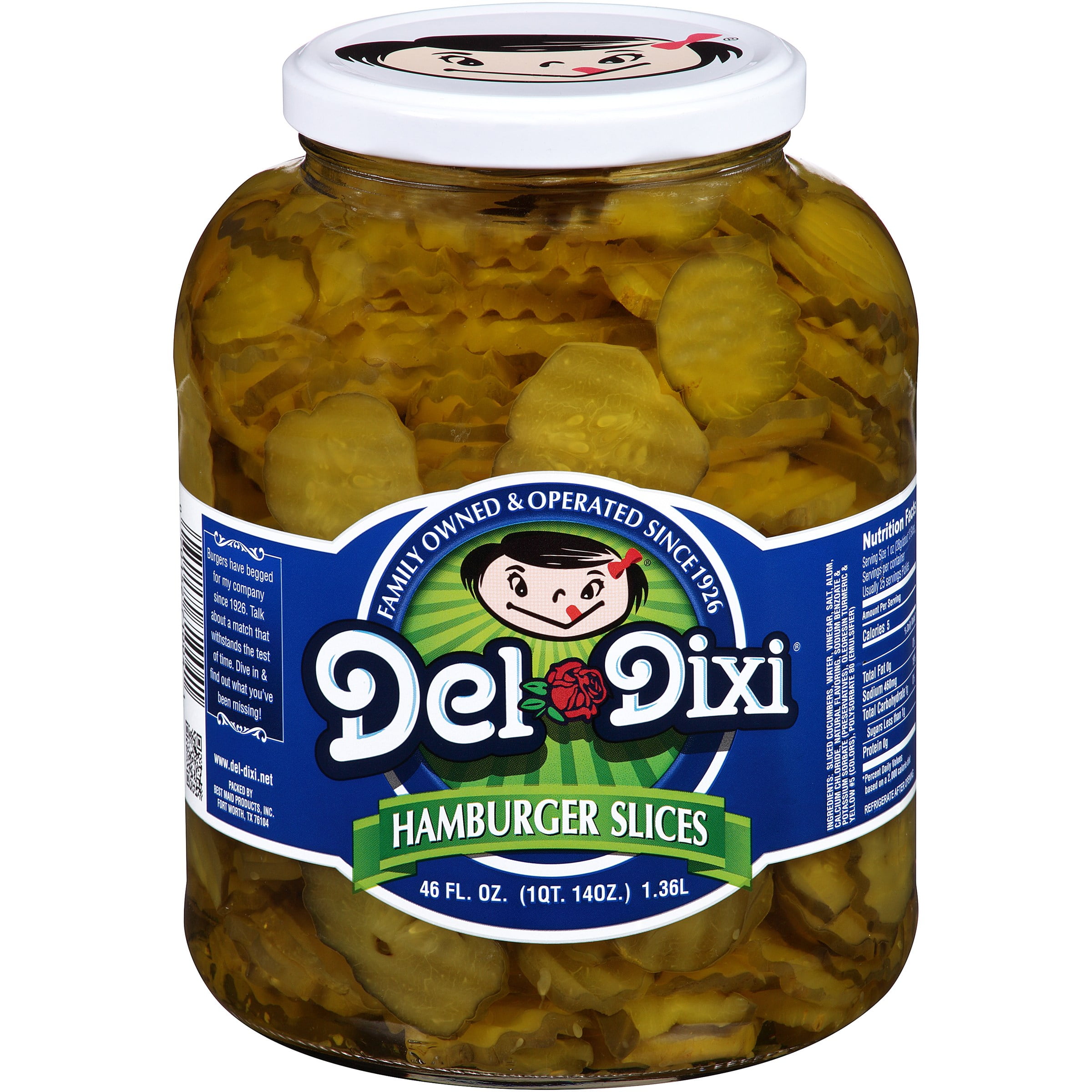 Del-Dixi® Dill Pickles Hamburger Slices Sandwich Stuffers, 4 fl. oz ...