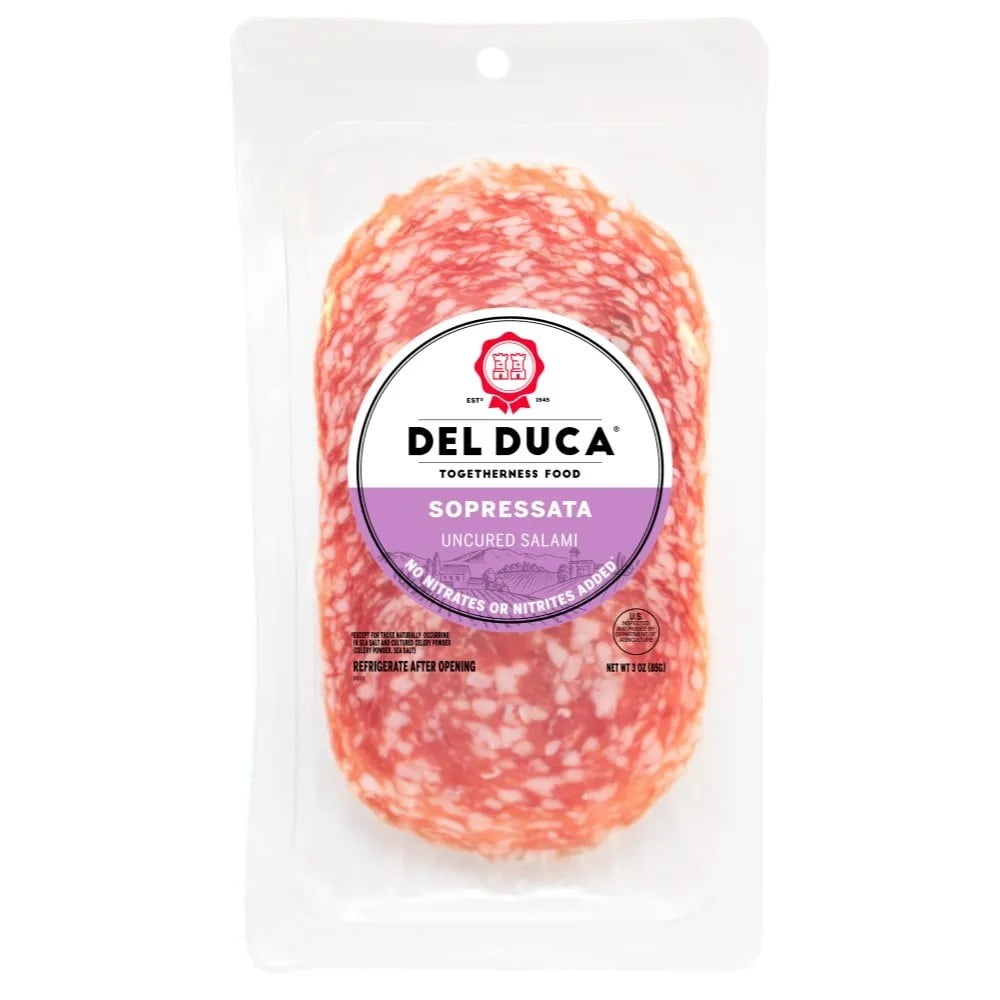 Del Duca Sweet Sopressata Sliced, 3 oz, 12 Pack - Walmart.com
