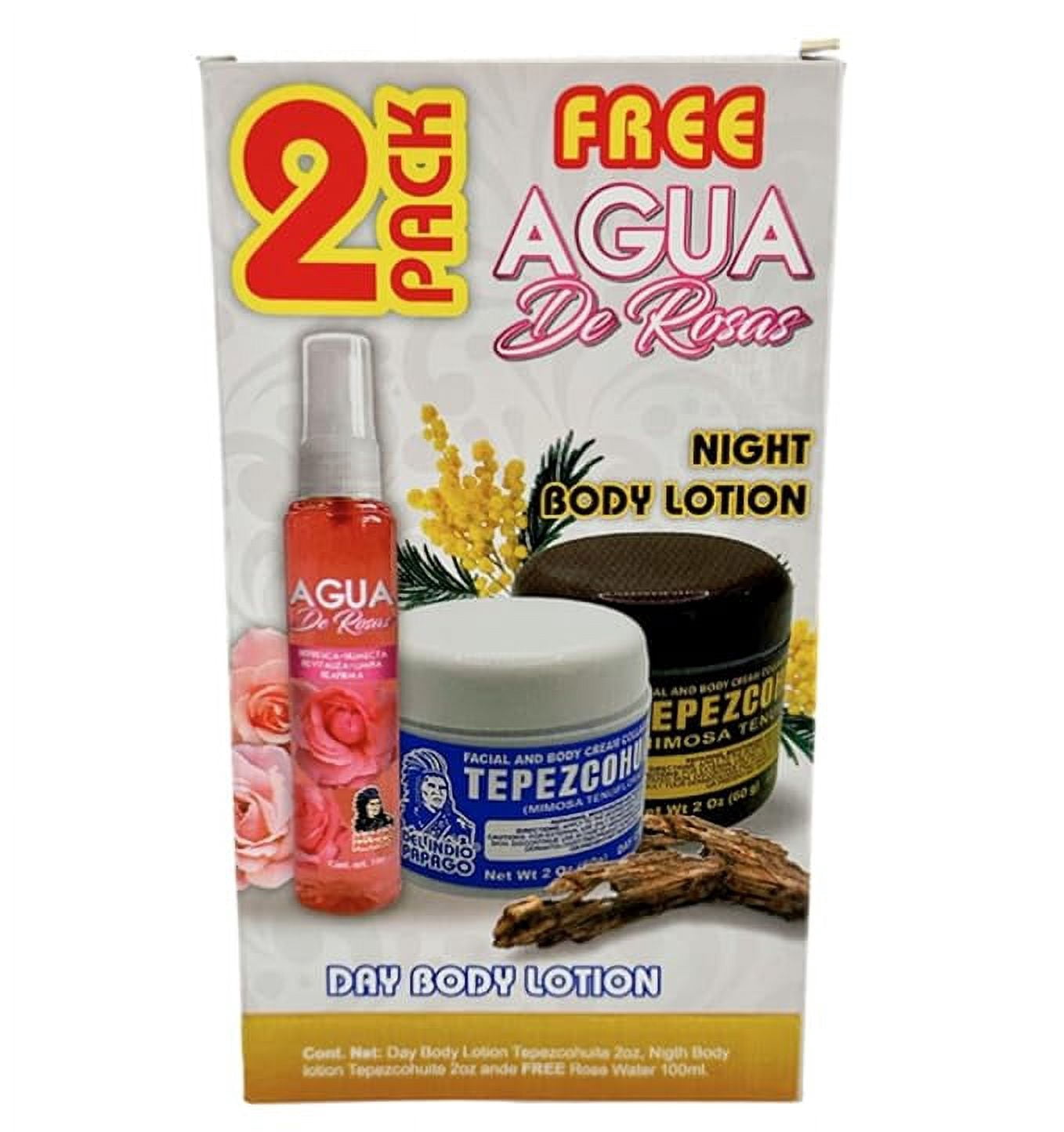 Del Indio Papago Tepezcohuite Day & Night Facial Creams (2oz) with FREE ...
