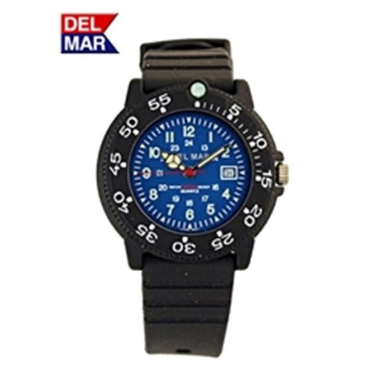 Del Mar 50277 Womens Dive 200 Blue Dial PU Watch - Walmart.com