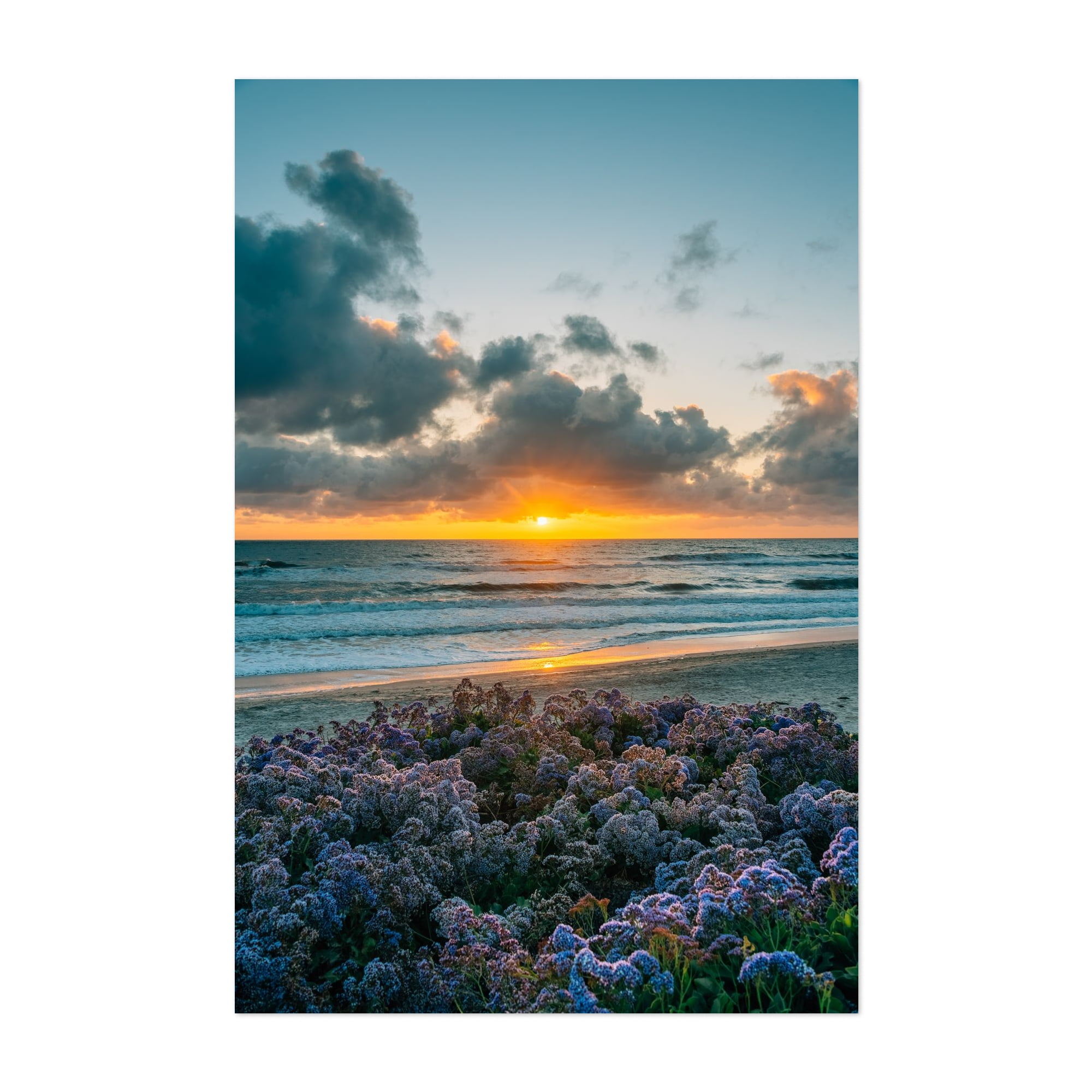 Del Mar Sunset 02 - Del Mar California Photography Unframed Wall Art ...
