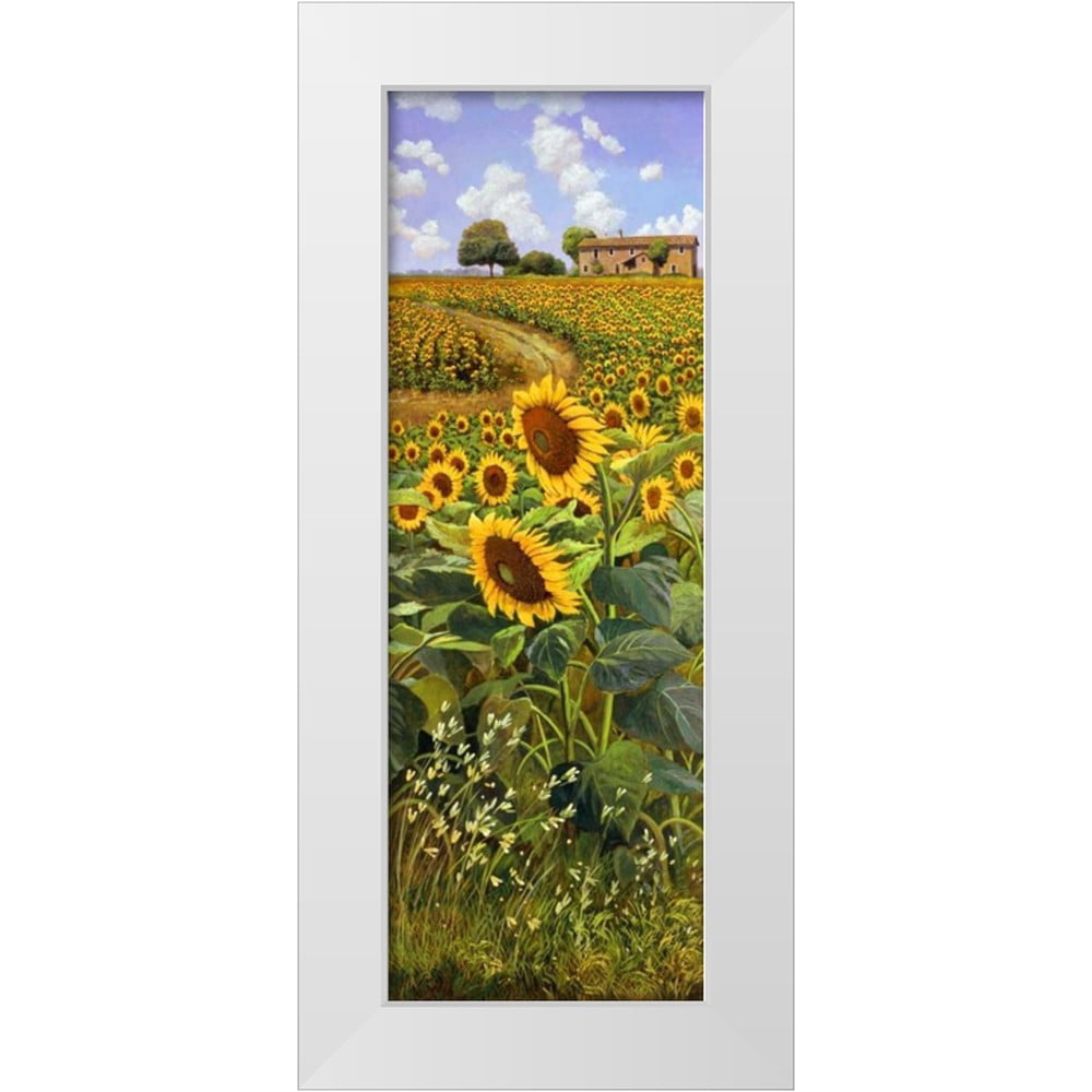 Del Missier, Andrea 7x14 White Modern Wood Framed Museum Art Print ...