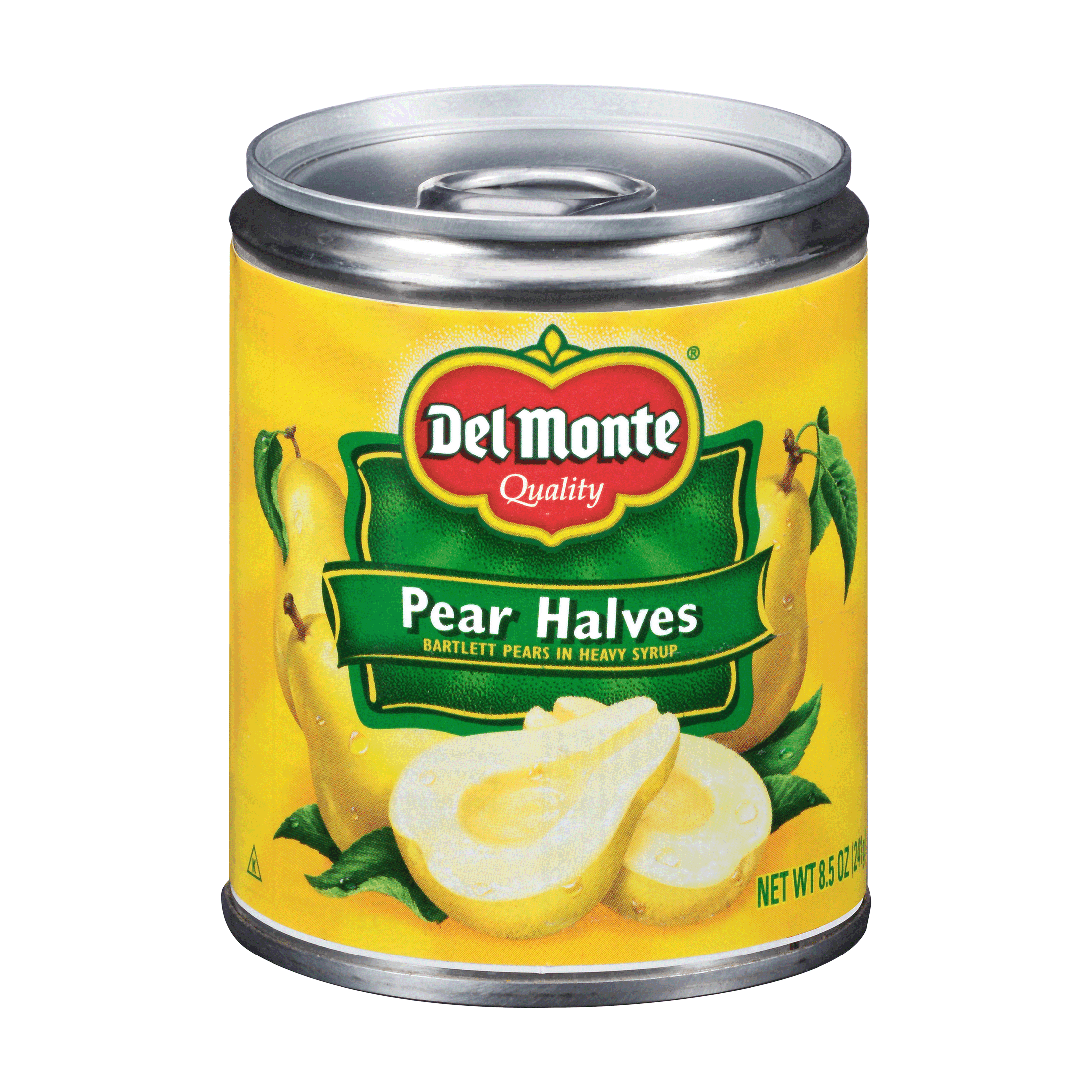 Del Monte, Bartlett Pear Halves in Heavy Syrup, 8.5 oz, Shelf Stable ...