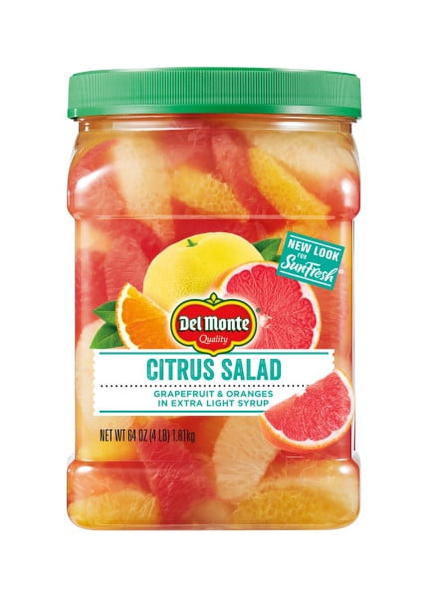 Del Monte Citrus Salad in Extra Light Syrup, 64 oz. Plastic Jar, Fresh ...
