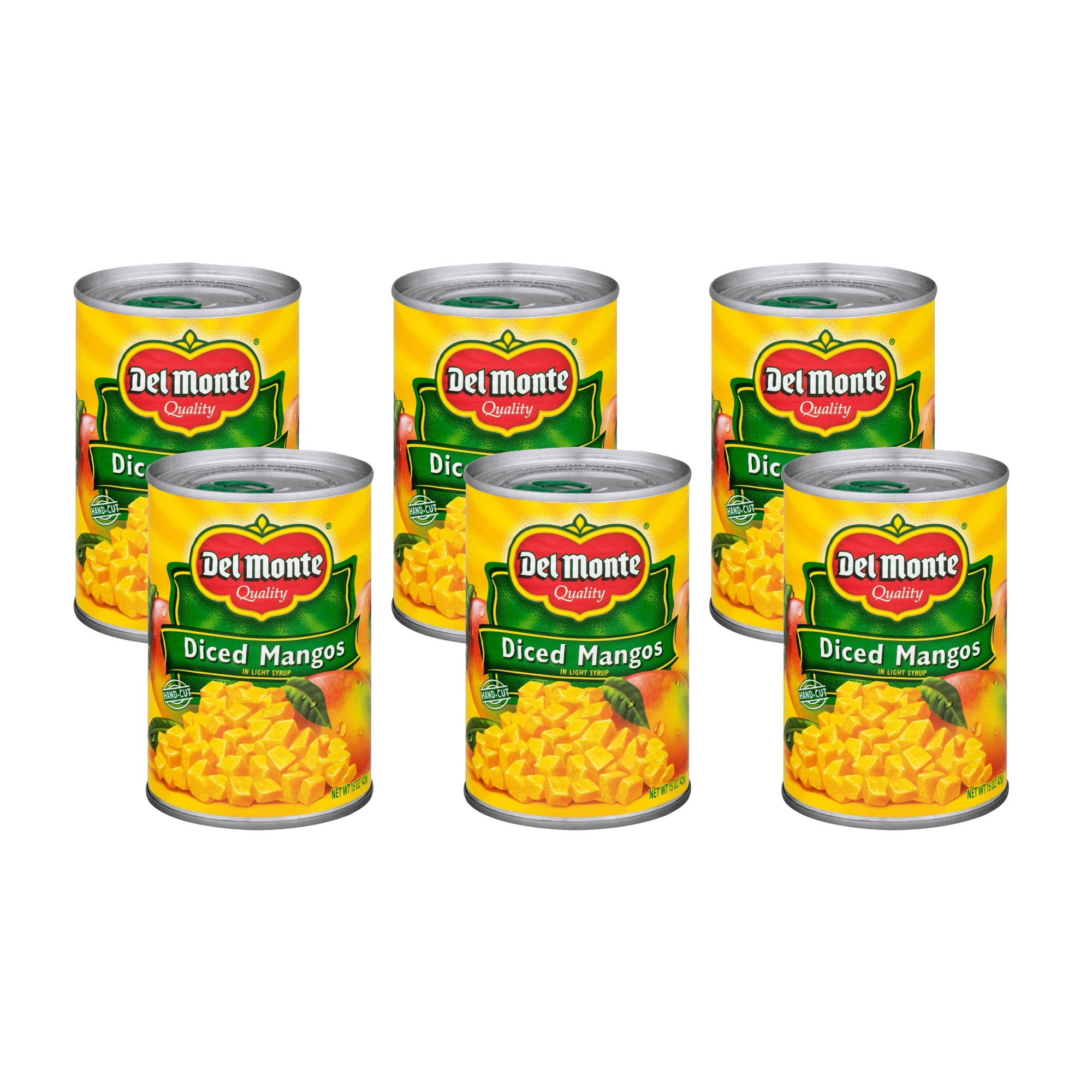 Del Monte, Diced Mangos in Light Syrup, 15oz Can, Pack of 6 - Walmart.com