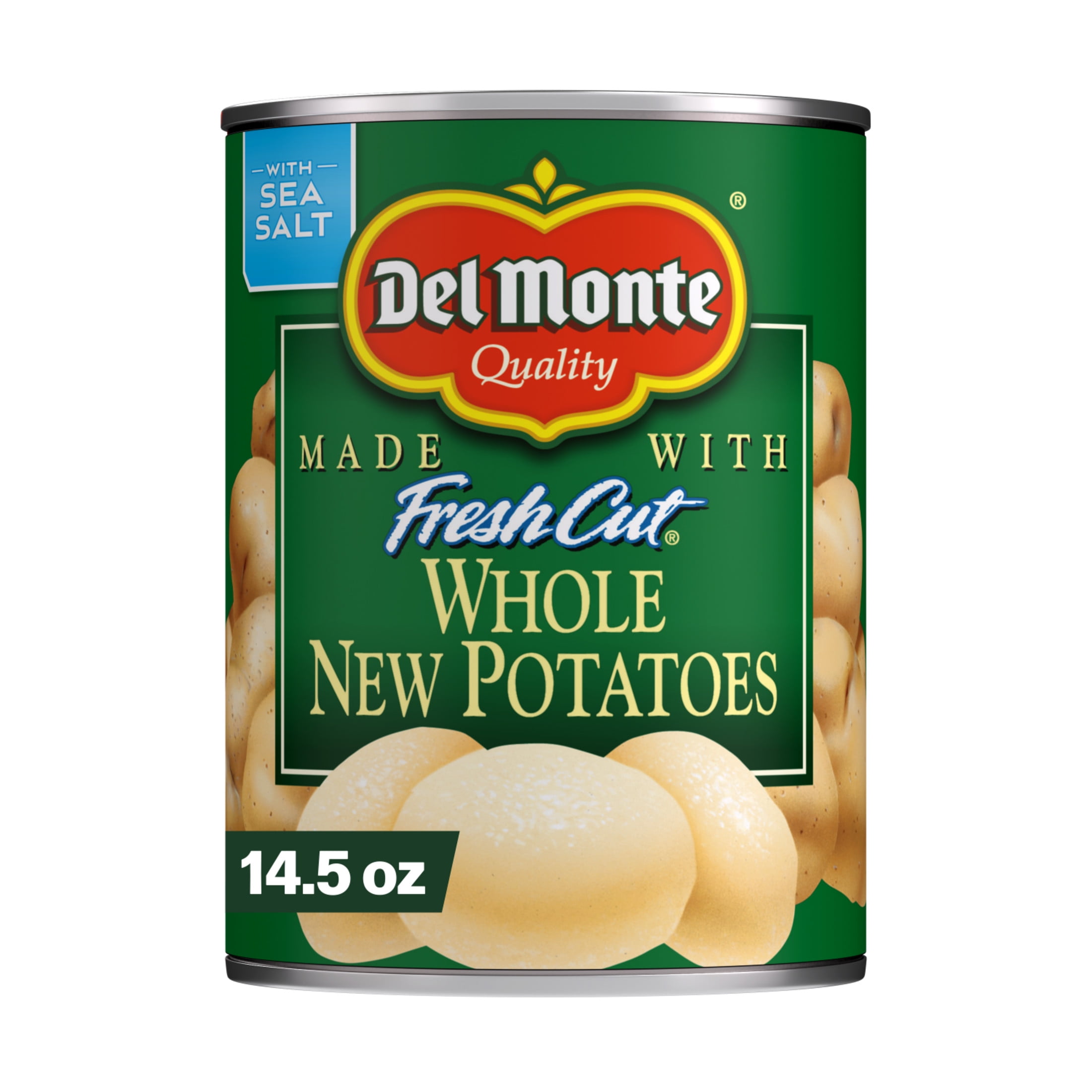 Del Monte Whole Canned Potatoes, Canned Vegetables, 14.5 oz Can, Ready ...