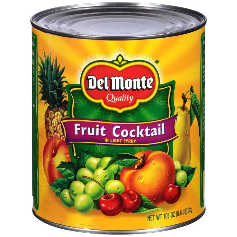 Del Monte Fruit Cocktail Sizes