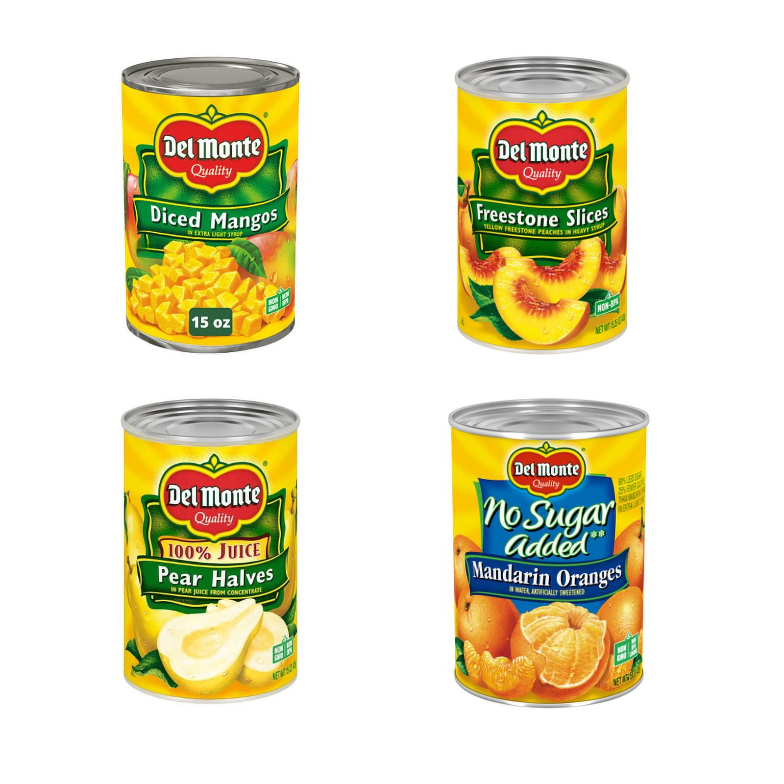 Del Monte Fruit Fuel Pack – 8-Can Variety in Juice for Energy on the Go ...