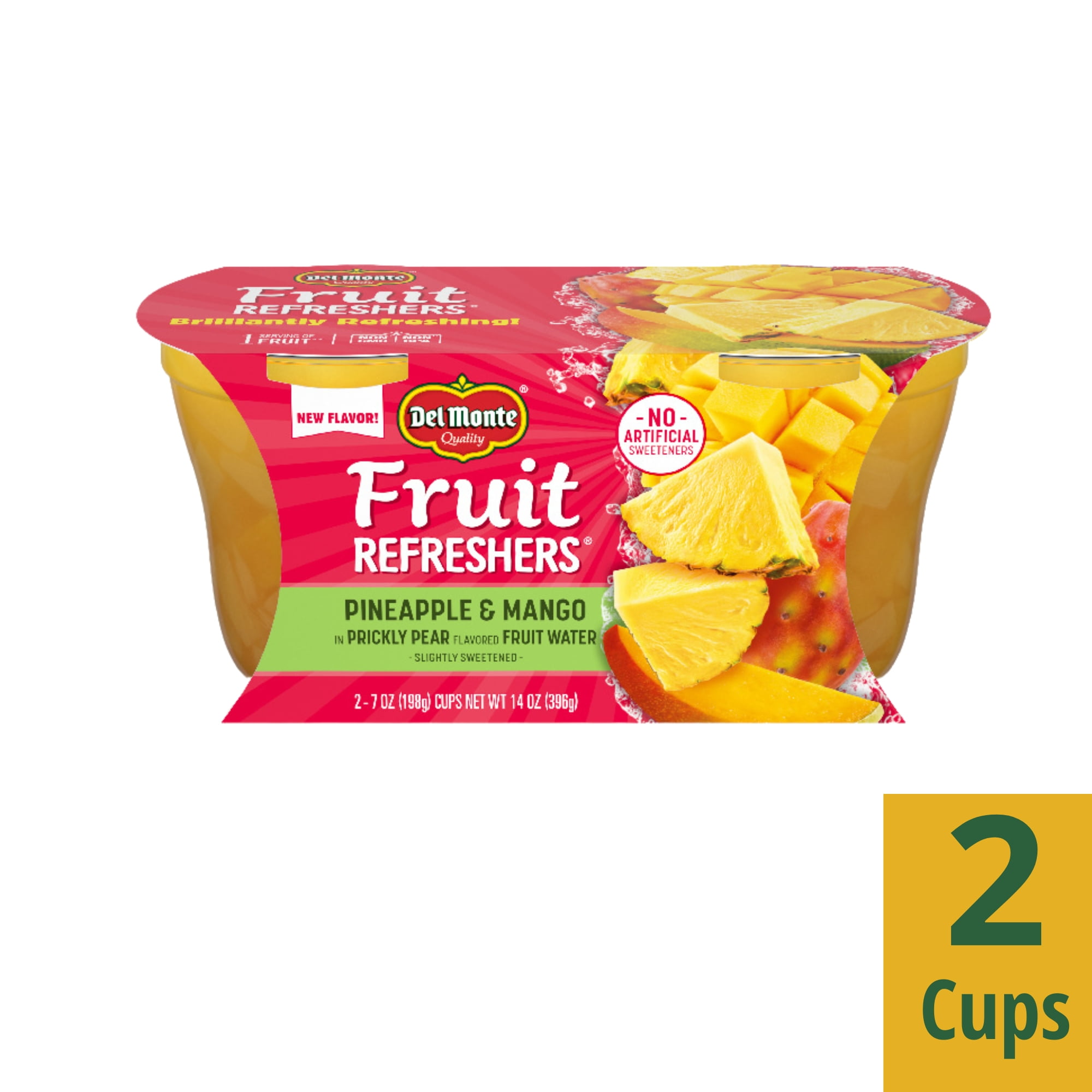 Del Monte Fruit Refreshers Pineapple Mango in Prickly Pear Flavored ...