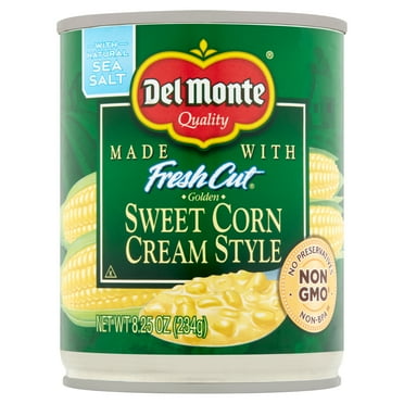 Del Monte Fresh Cut Harvest Sweet White Whole Kernel Corn with Sea Salt ...