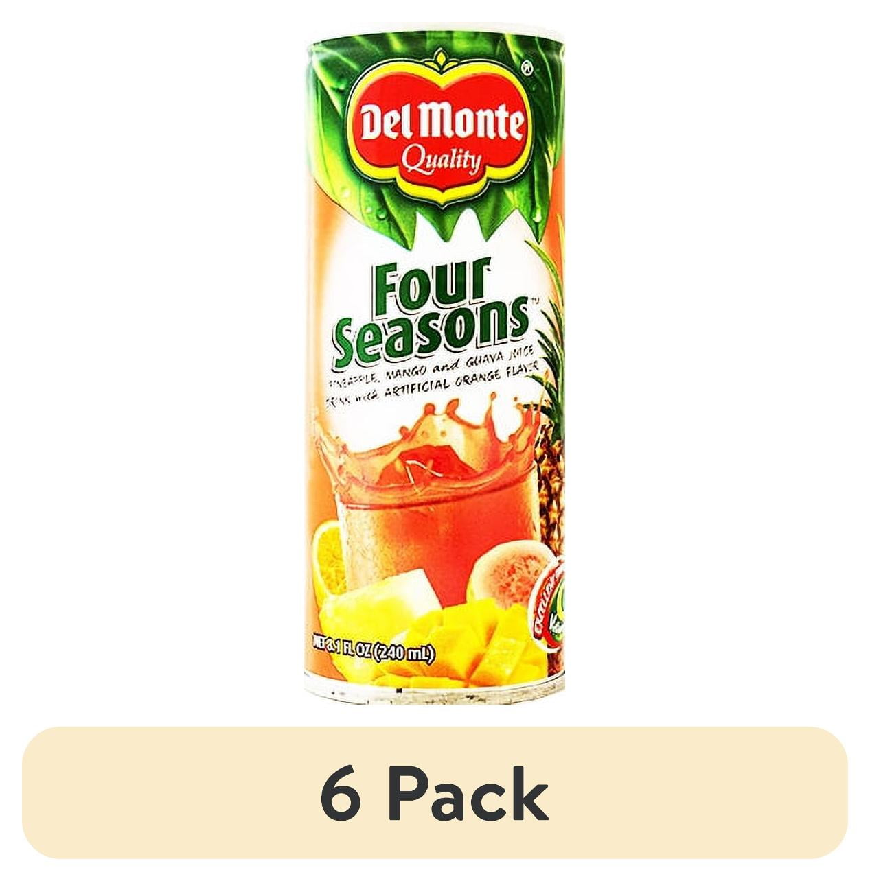 (6 pack) Del Monte Juice, Four Seasons, 8.1 Fl Oz - Walmart.com