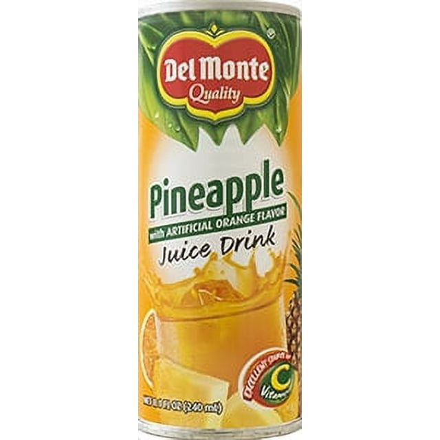 Del Monte Juice, Pineapple Orange, 8.1 fl oz, 1 Ct - Walmart.com