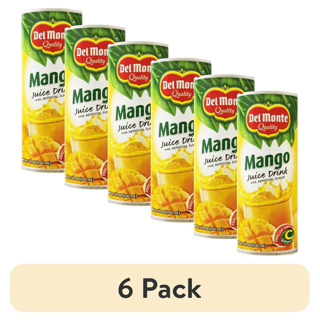 (6 pack) Del Monte Mango Juice Drink, 8.1 oz - Walmart.com