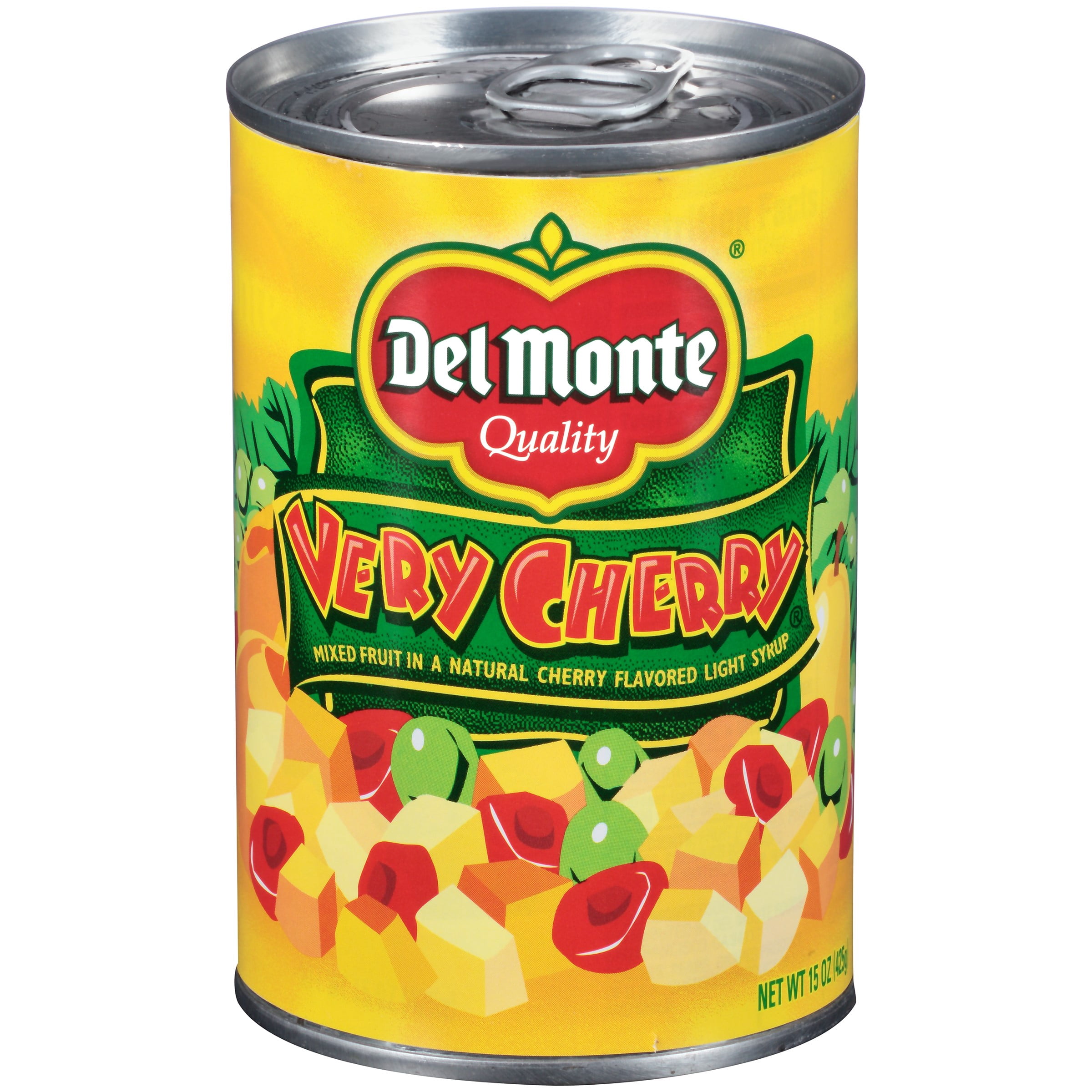 Del Monte Mixed Fruit, Very Cherry, 15 oz, 12 Ct - Walmart.com