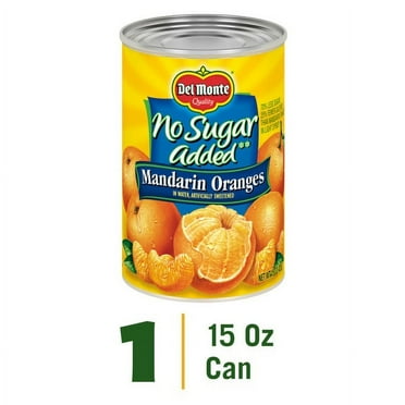 ( 2 Pack ) Del Monte No Sugar Added Mandarin Oranges, Canned Fruit, 15 ...