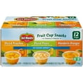 Del Monte No Sugar Oif8 Added Variety Fruit Cups Peaches Pears