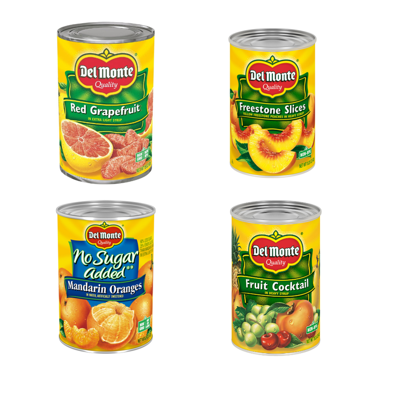 Del Monte Pantry Pal Fruit Variety Pack – 8 Cans to Always Have on Hand ...