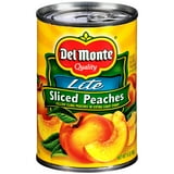 Del Monte Sliced Yellow Cling Peaches In Extra Light Syrup, 15 oz ...
