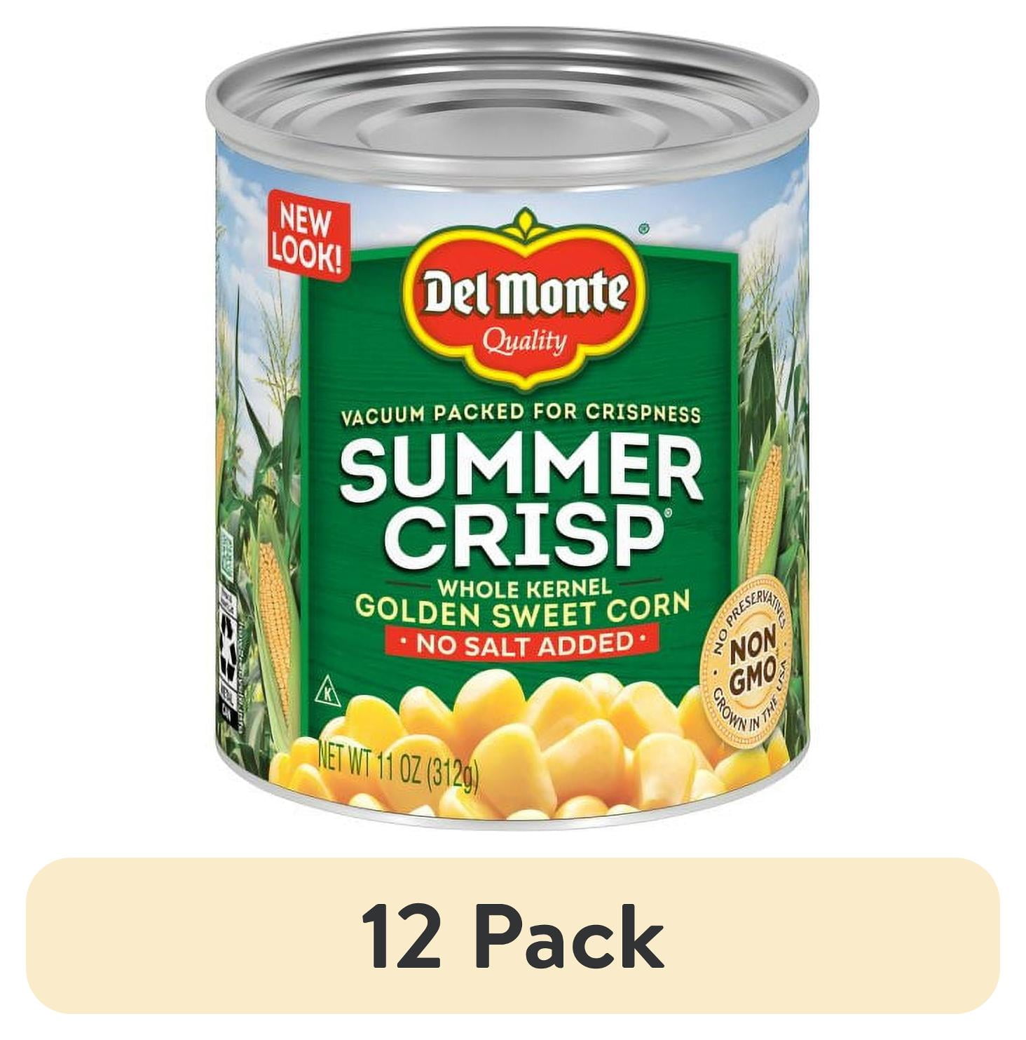 (12 pack) Del Monte Summer Crisp No Salt Added Whole Kernel Golden ...