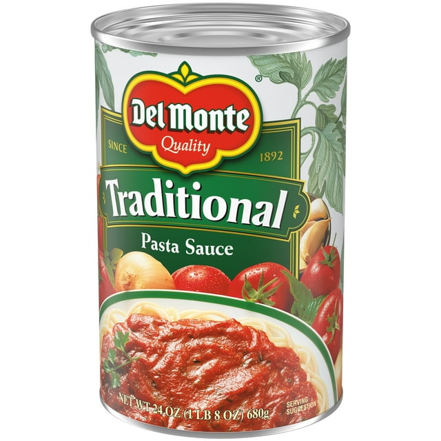 Del Monte Italian Traditional Tomato Pasta Sauce, 24 oz. can - Walmart.com