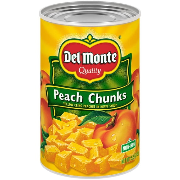 Del Monte Yellow Cling Peach Chunks In Heavy Syrup 15.25oz - Walmart.com