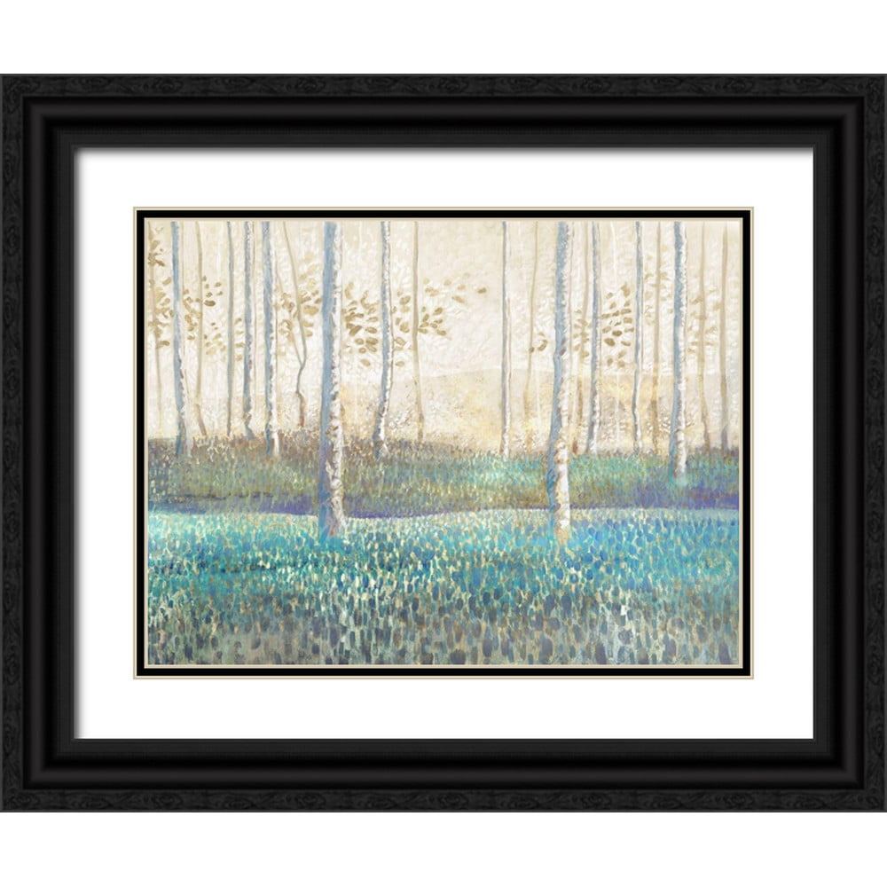 Del Rizzo, Anthony 14x12 Black Ornate Wood Framed with Double Matting ...