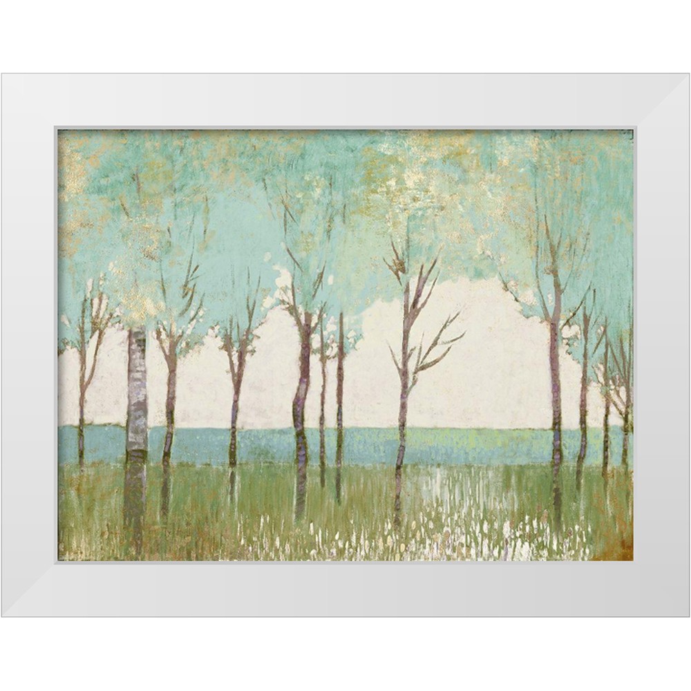 Del Rizzo, Anthony 14x12 White Modern Wood Framed Museum Art Print ...