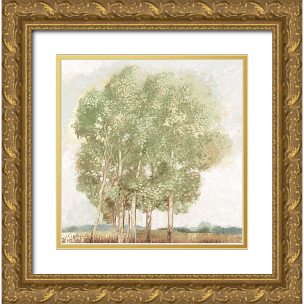 Del Rizzo, Anthony 20x20 Gold Ornate Wood Framed with Double Matting ...