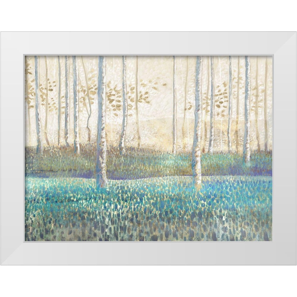 Del Rizzo, Anthony 24x19 White Modern Wood Framed Museum Art Print ...