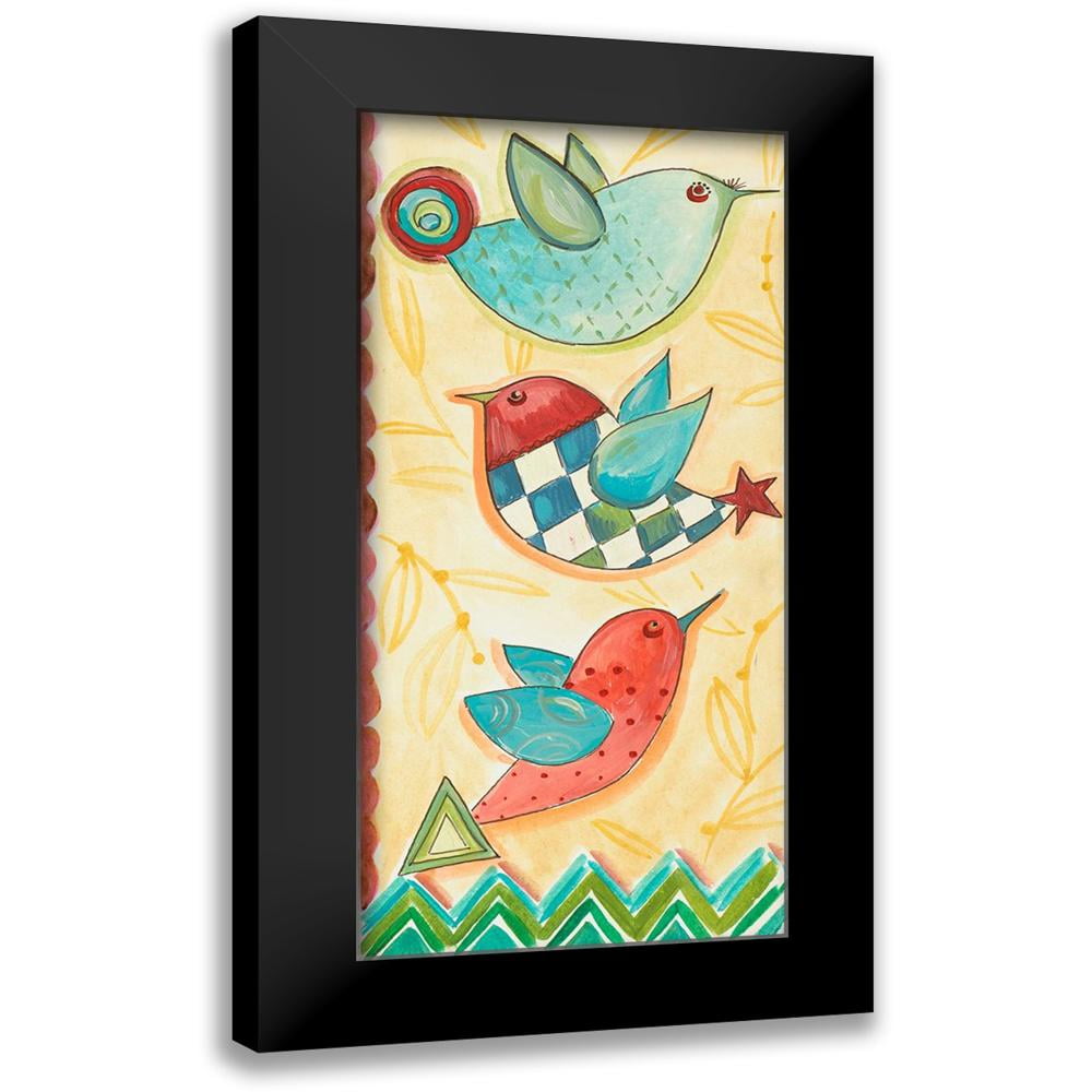 Del Sol, Ani 11x18 Black Modern Framed Museum Art Print Titled - Flying ...
