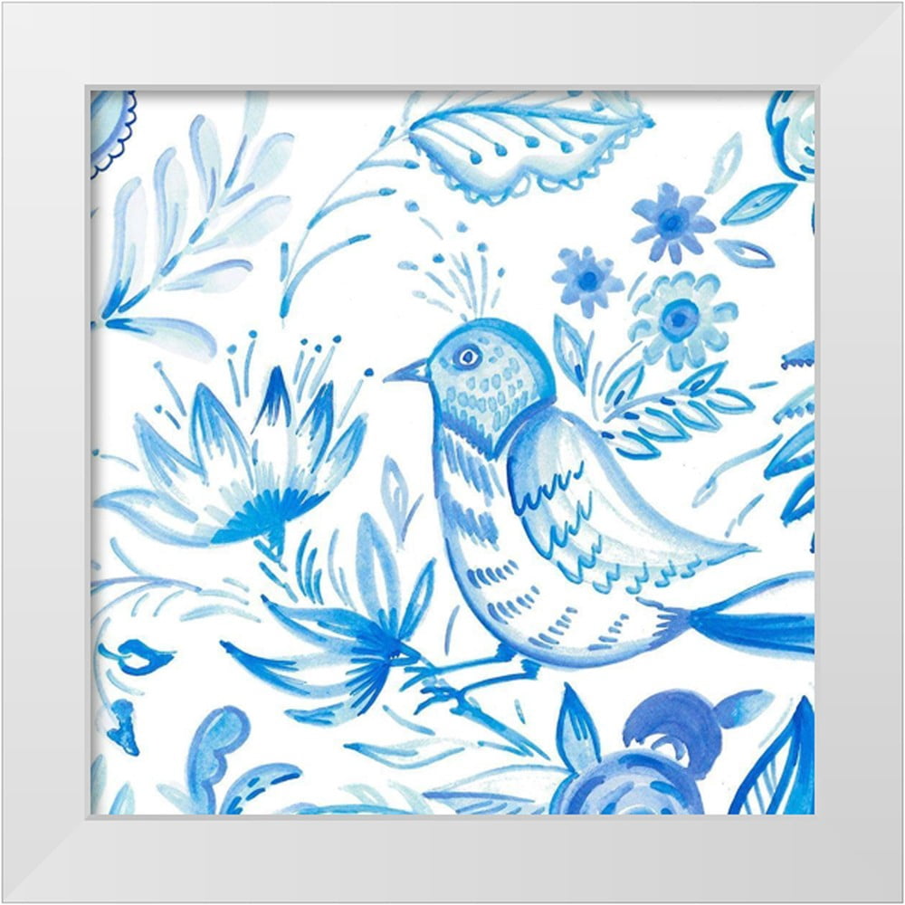 Del Sol, Ani 12x12 White Modern Wood Framed Museum Art Print Titled ...