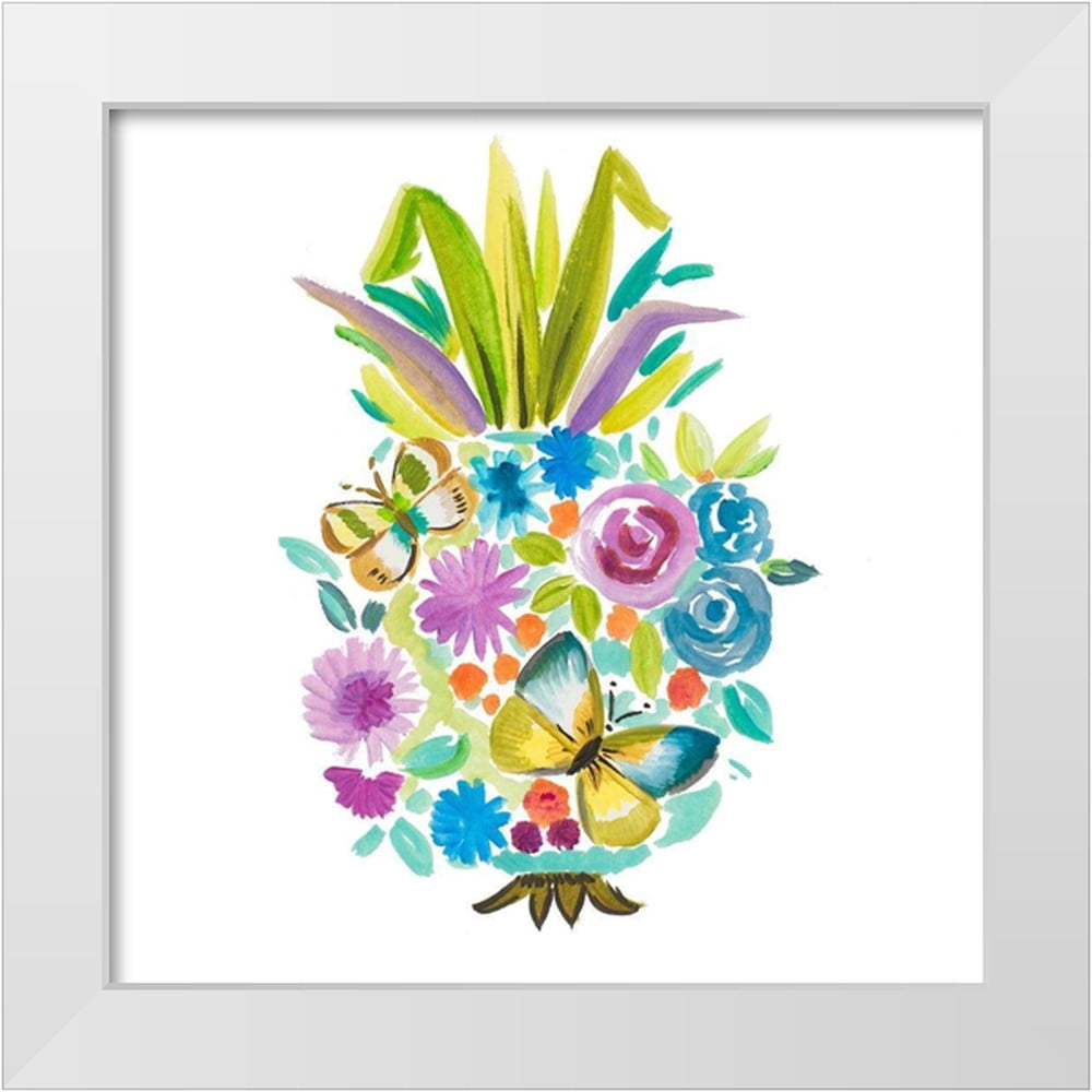 Del Sol, Ani 12x12 White Modern Wood Framed Museum Art Print Titled ...