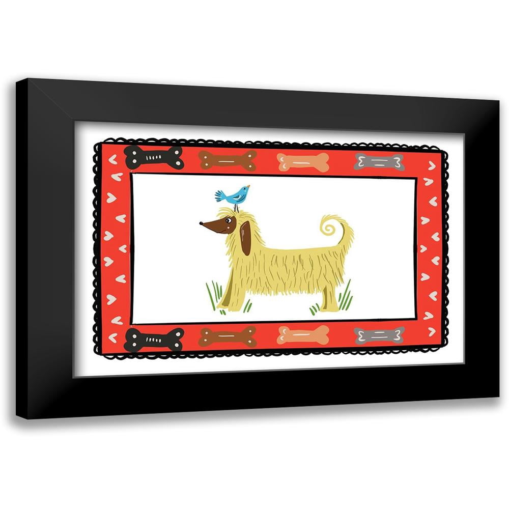 Del Sol, Ani 14x11 Black Modern Framed Museum Art Print Titled - Dog ...