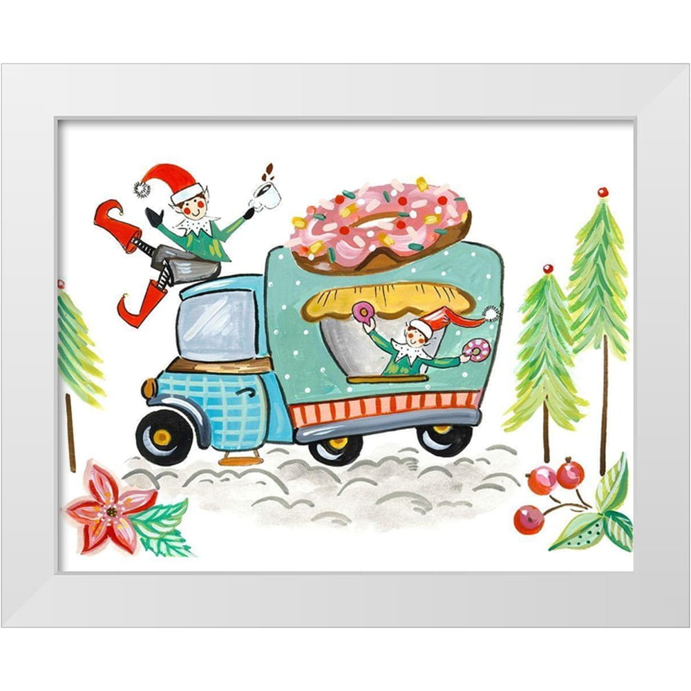 Del Sol, Ani 14x12 White Modern Wood Framed Museum Art Print Titled ...