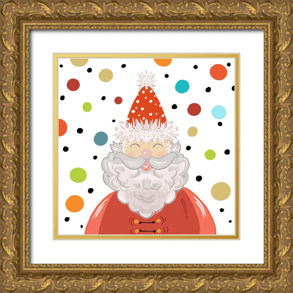 Del Sol, Ani 15x15 Gold Ornate Wood Framed with Double Matting Museum ...