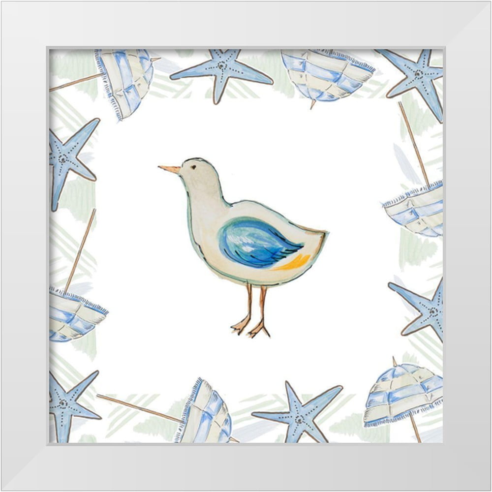 Del Sol, Ani 15x15 White Modern Wood Framed Museum Art Print Titled ...