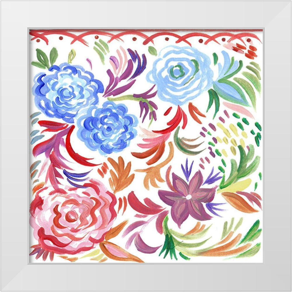 Del Sol, Ani 15x15 White Modern Wood Framed Museum Art Print Titled ...