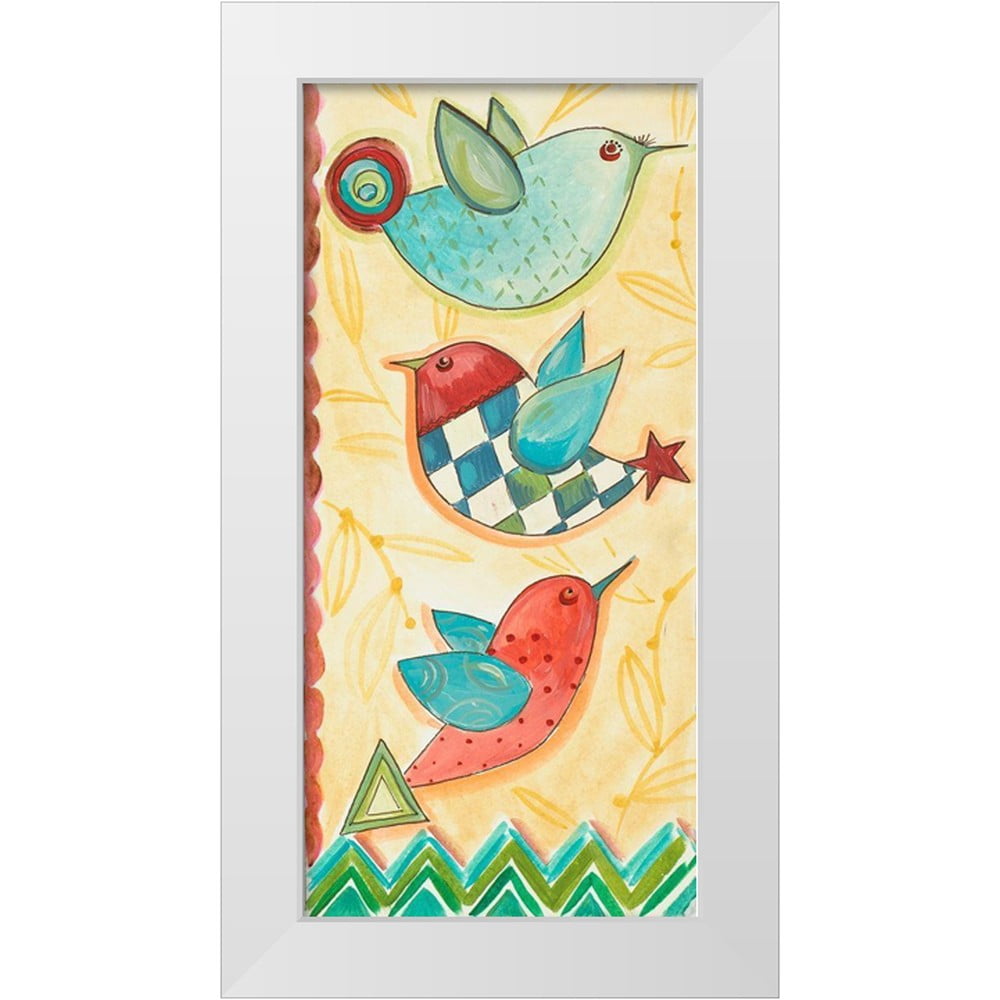 Del Sol, Ani 17x32 White Modern Wood Framed Museum Art Print Titled ...