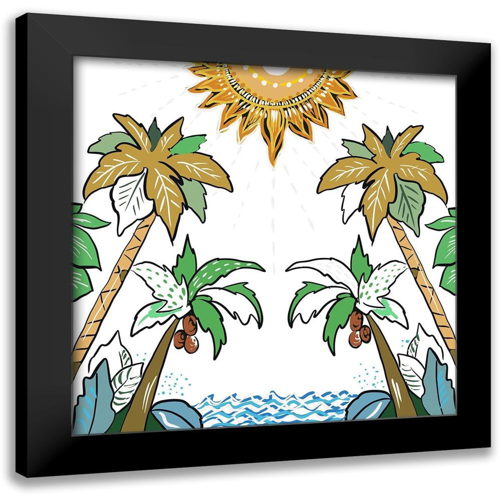 Del Sol, Ani 20x20 Black Modern Framed Museum Art Print Titled - The ...
