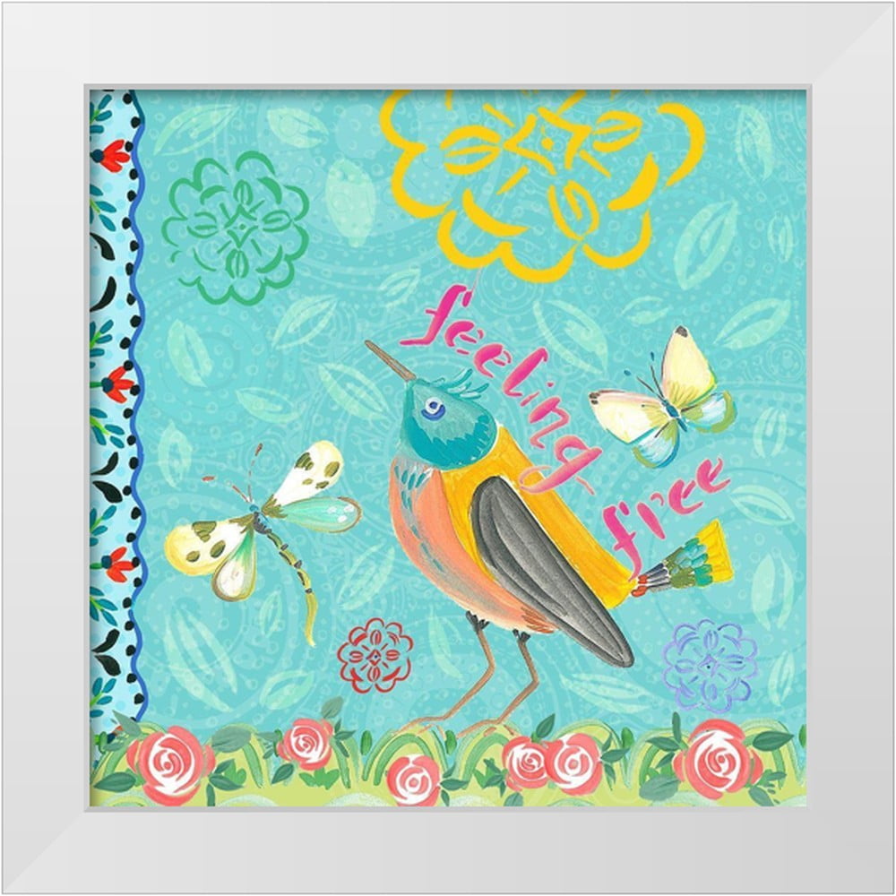 Del Sol, Ani 20x20 White Modern Wood Framed Museum Art Print Titled ...