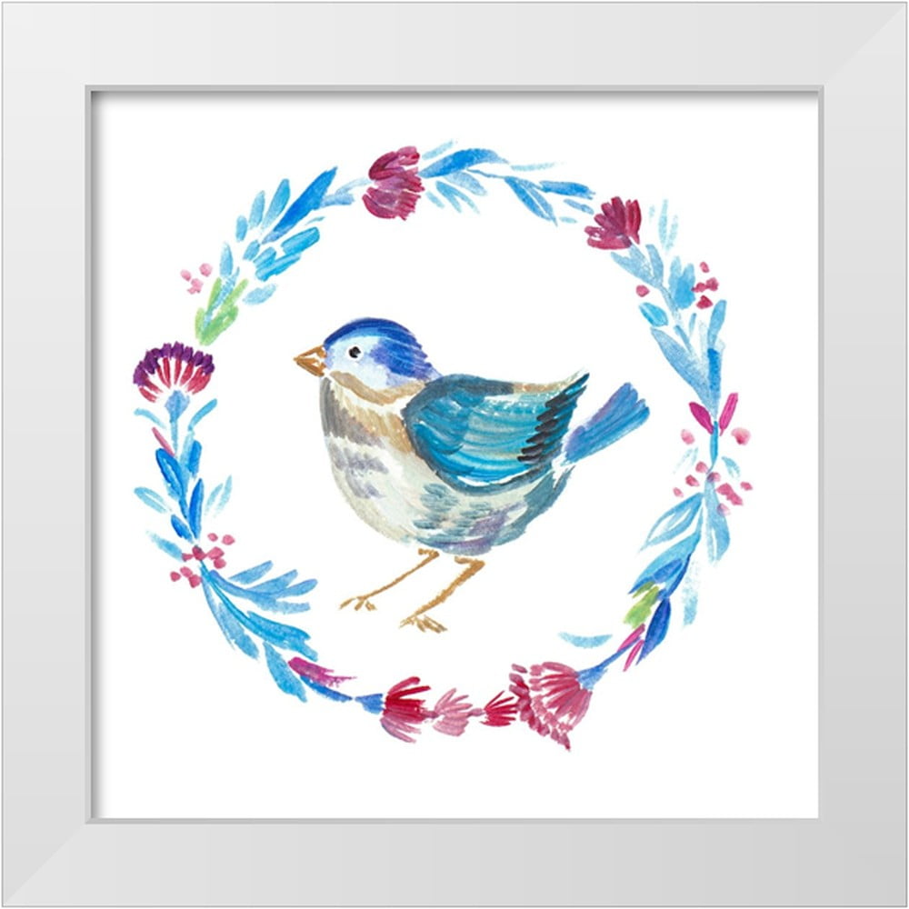 Del Sol, Ani 26x26 White Modern Wood Framed Museum Art Print Titled ...