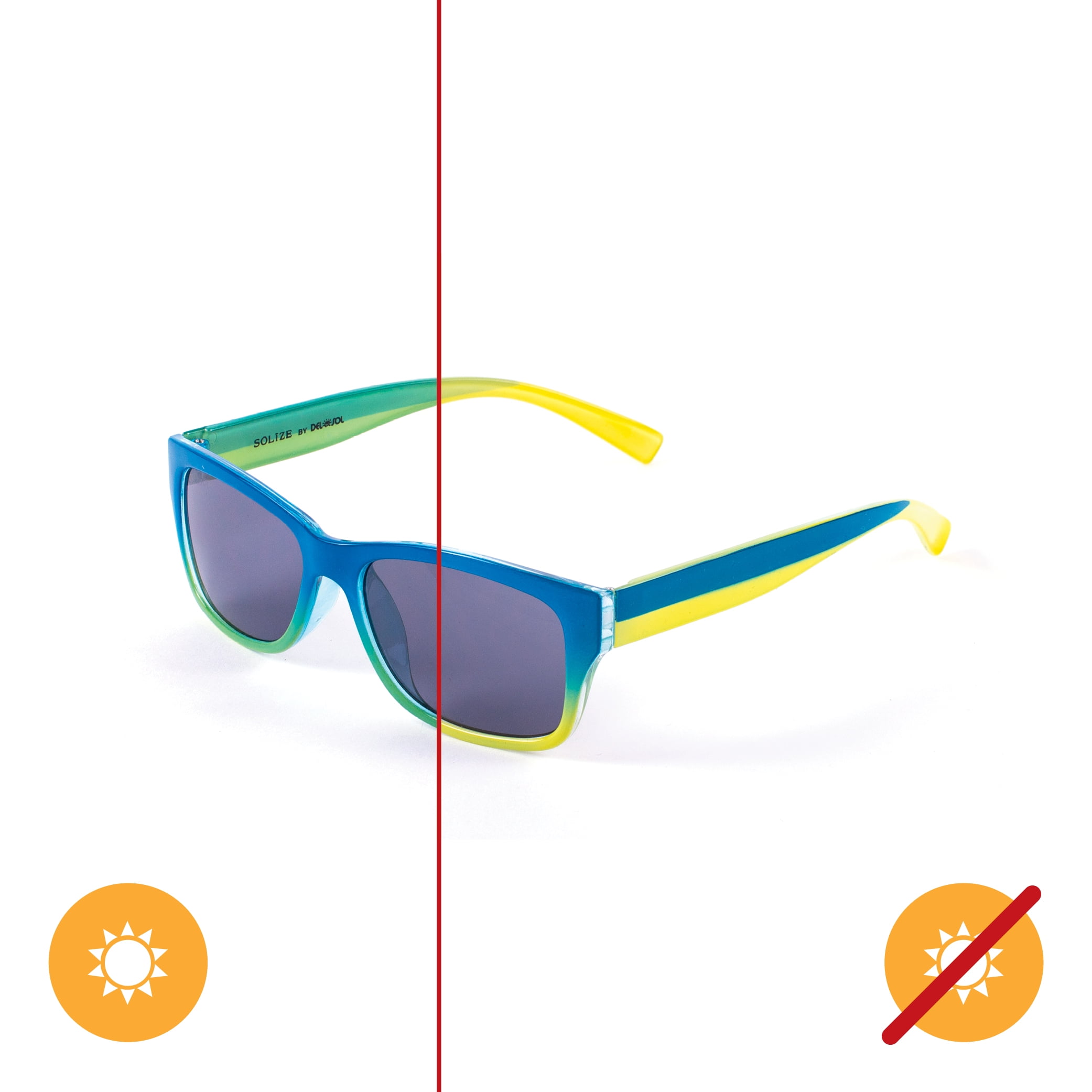 Del Sol Solize Color-Changing Sunglasses For Kids - Hello Summer ...