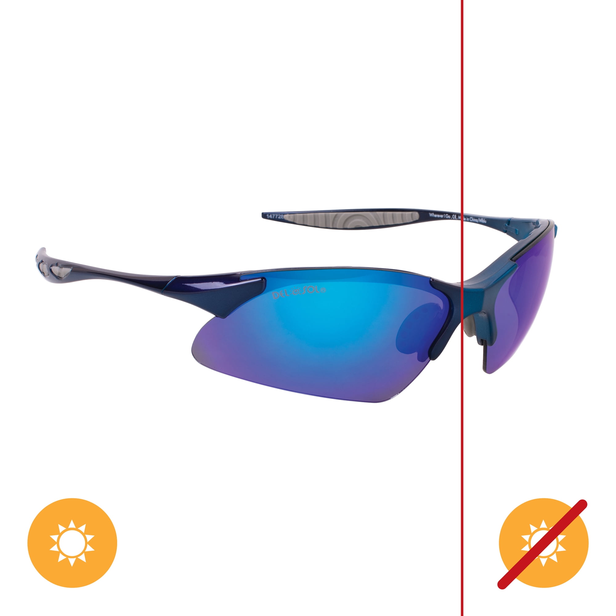 Del Sol Solize Color-Changing Sunglasses For Men - Wherever I Go ...