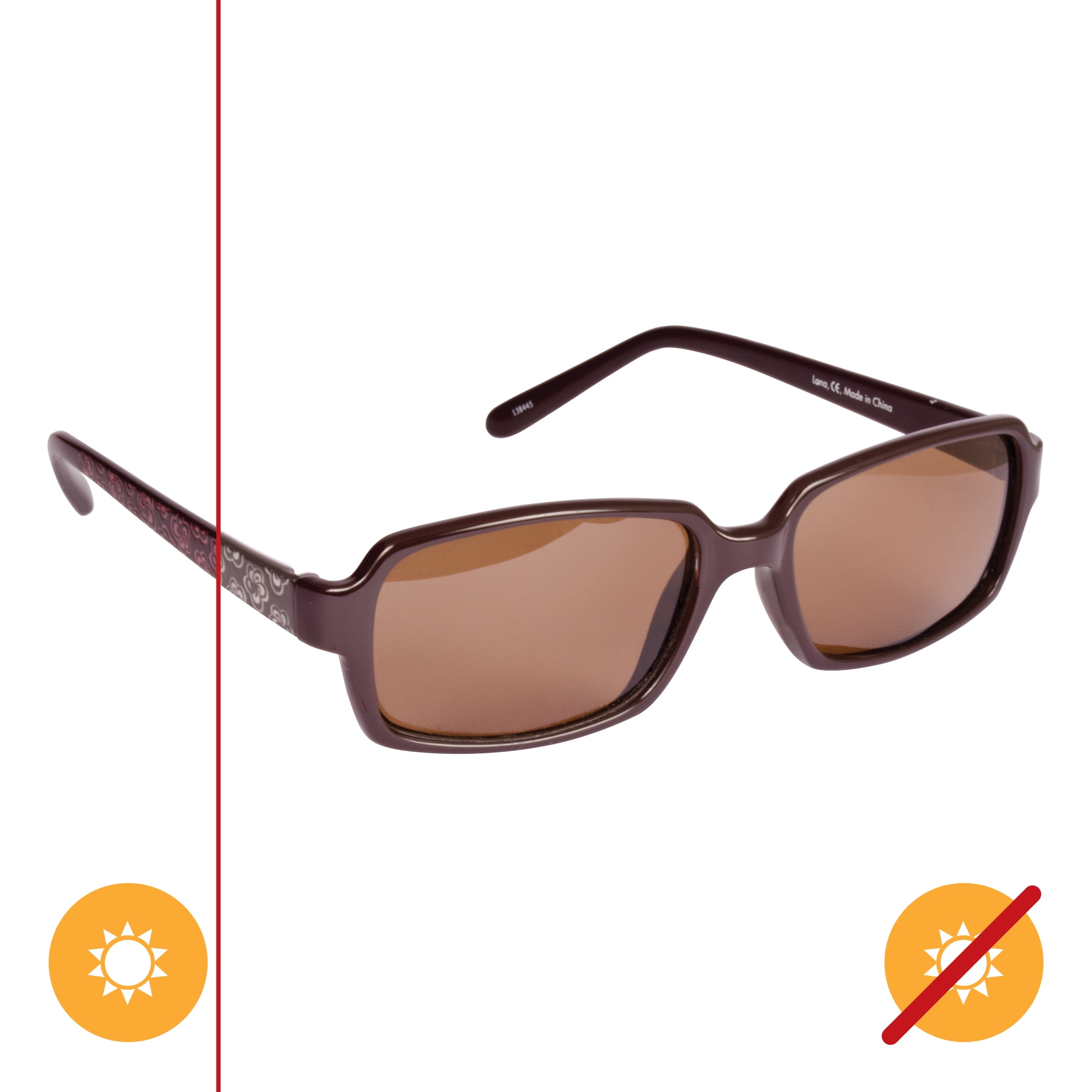 Del Sol Solize Color-Changing Unisex Sunglasses - Lana - Changes Color ...