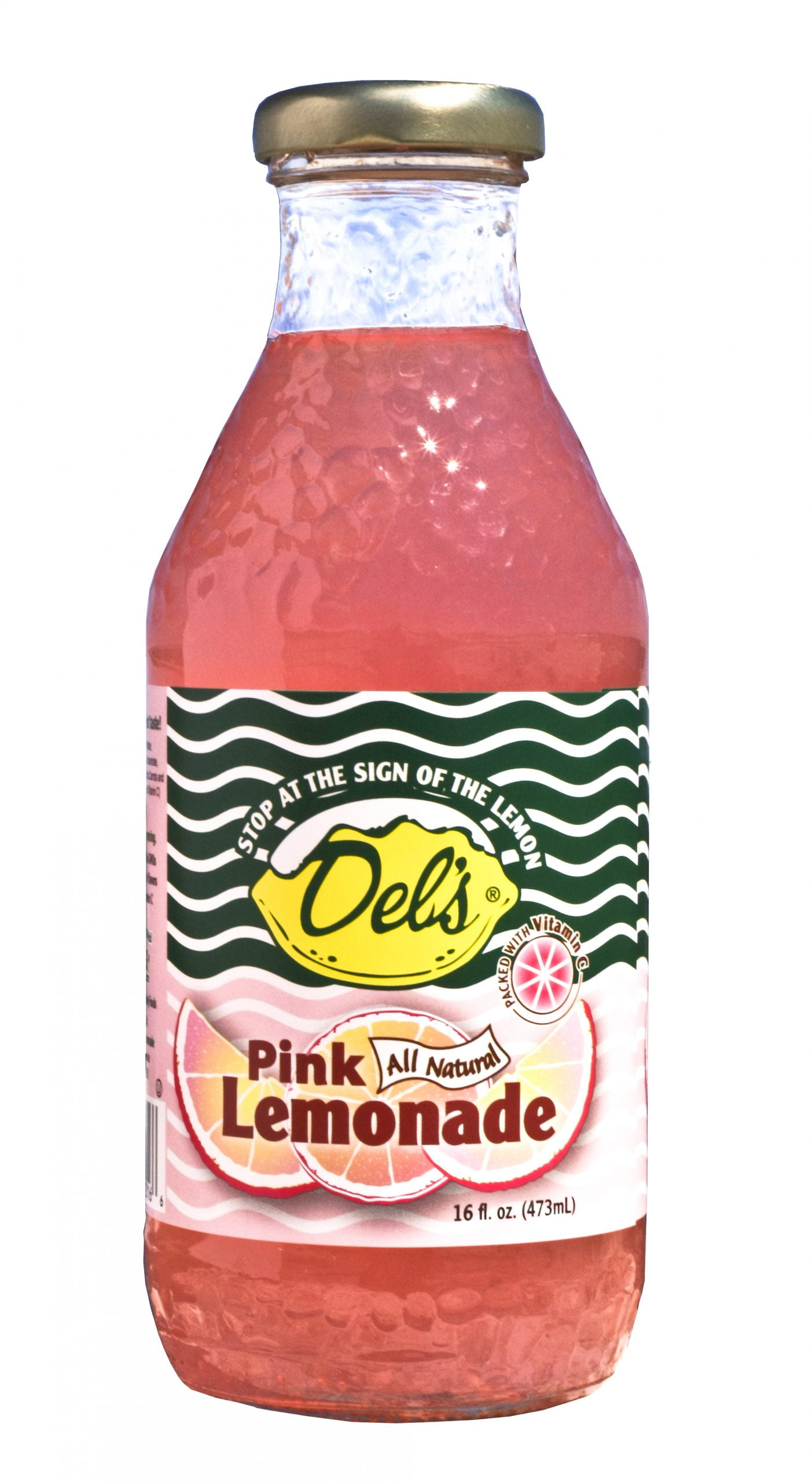 (3 pack) Del's All Natural Pink Lemonade Juice, 16 Fl Oz - Walmart.com