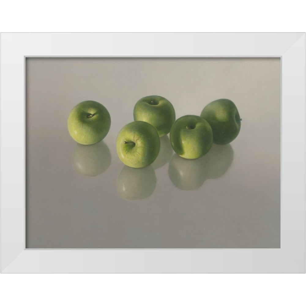 Delaer 14x12 White Modern Wood Framed Museum Art Print Titled - Vijf ...