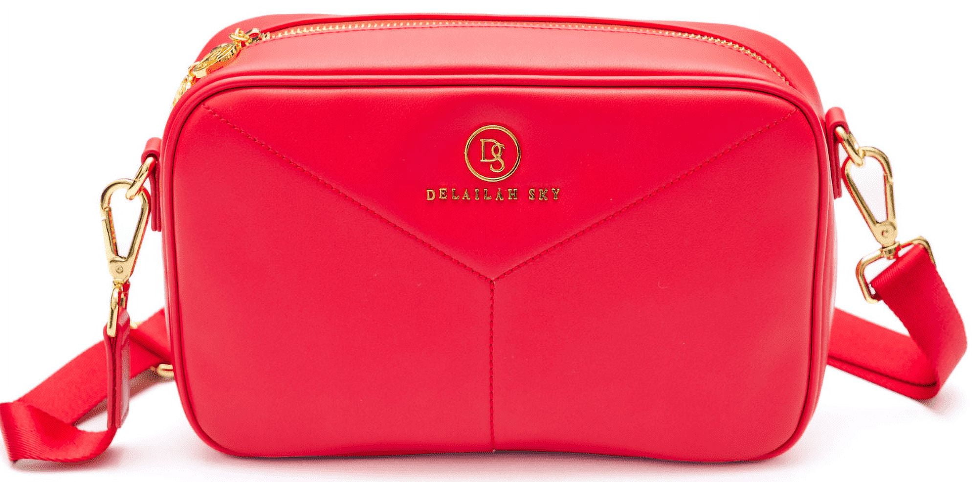 Delailah Sky Luxe Diaper Clutch- Amore Rosso, Red - Walmart.com