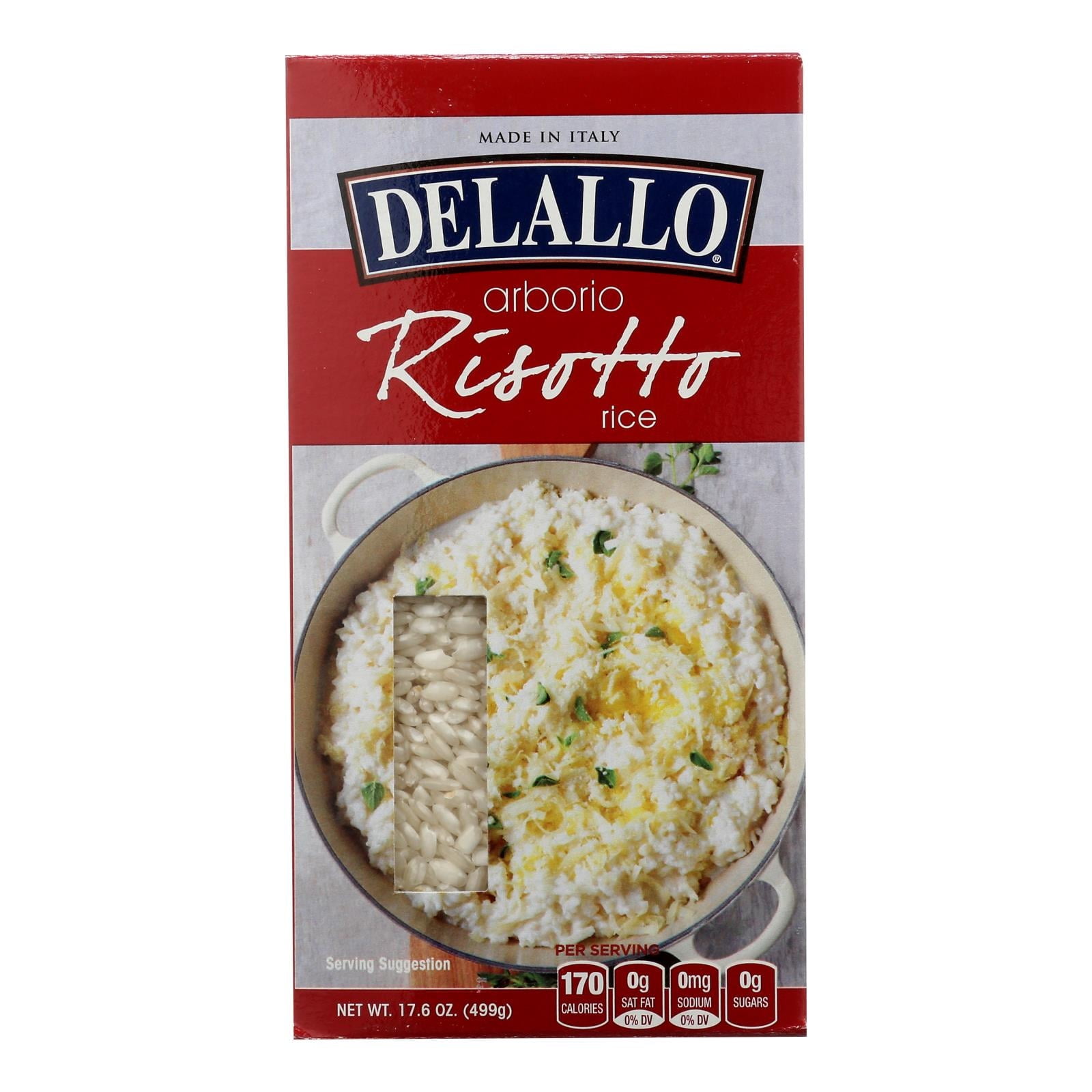 Delallo - Arborio Risotto Rice - Case of 12 - 17.6 oz. - Walmart.com